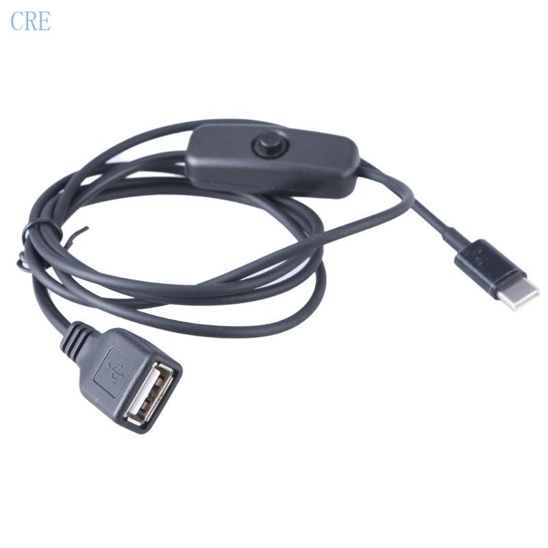 Cre Type C ชายเป็น USB หญิงอะแดปเตอร์สายชาร์จสําหรับสมาร์ทโฟนและแท็บเล ...