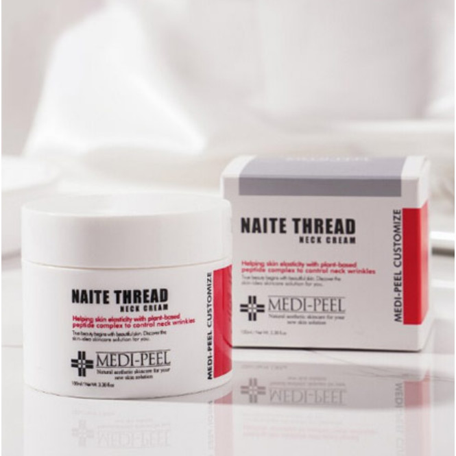 ( แพ็คเกจใหม่ ) MEDIPEEL Naite Thread Neck Cream 100ml ครีมทาคอ ครีม ...