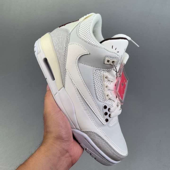 Ravis Scott x Retro White Barb Joe 3 White Barb รองเท้าบาสเก็ตบอล ...