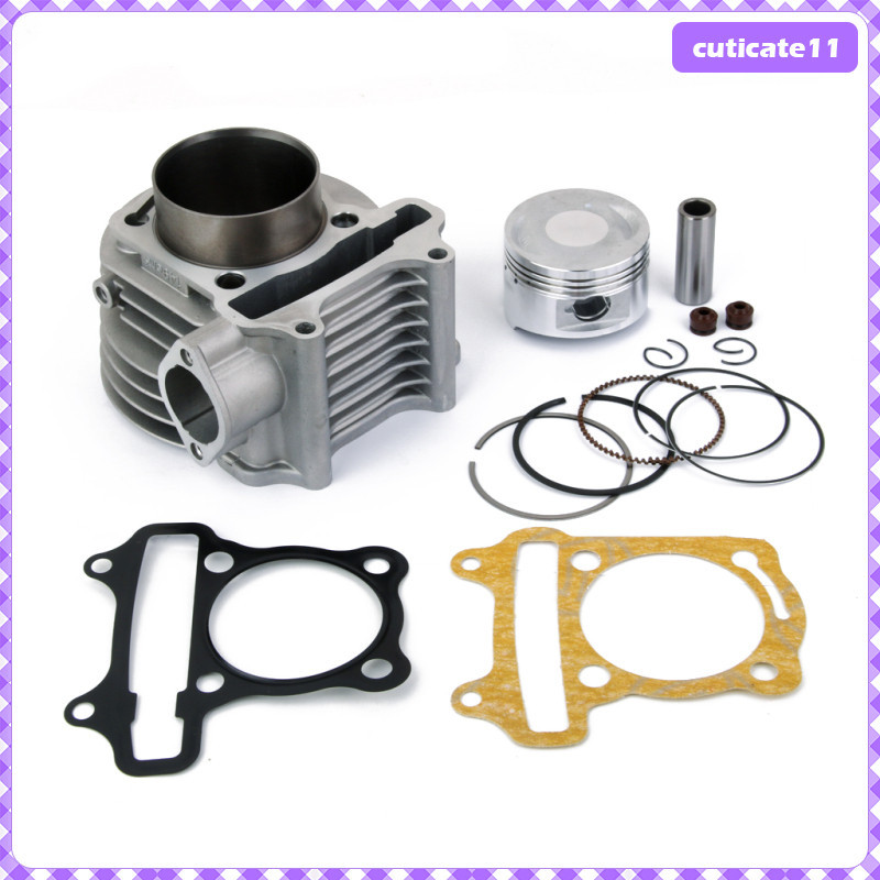 [Cuticate1] Cylinder ASSEMBLY PISTON GY6 125cc 150cc 157QMJ เครื่องยนต์ ...