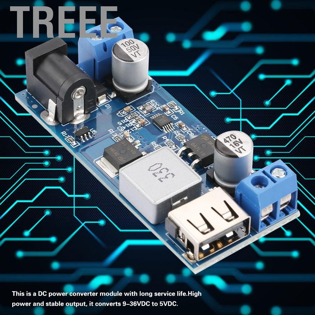 Treee โมดูลแรงดันไฟฟ้าขั้นตอนลงตัวแปลง DC-DC ในทางปฏิบัติ 6A สำหรับ Xh-M249 USB | Shopee Thailand