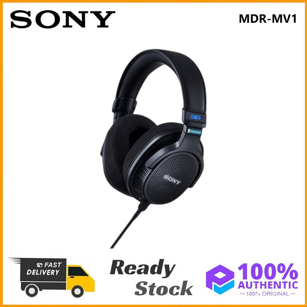 หูฟังมอนิเตอร์สตูดิโอแบบเปิดด้านหลัง Sony MDR-MV1 ดั้งเดิม | Shopee Thailand