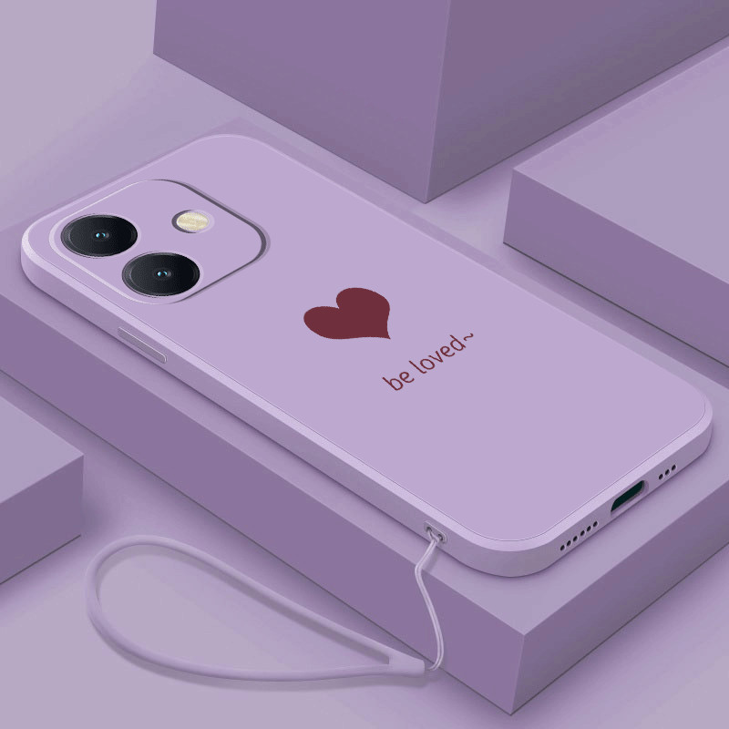 Oppo A5 Pro 5G A5 Pro Casing Lovely Love Heart Matte Square Liquid ...