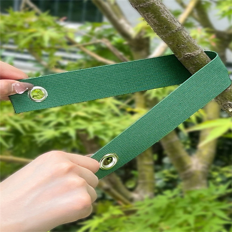 Green Gardening Bundle Tree Sapling Support Fixing Strap สาย Nylon Tree ...