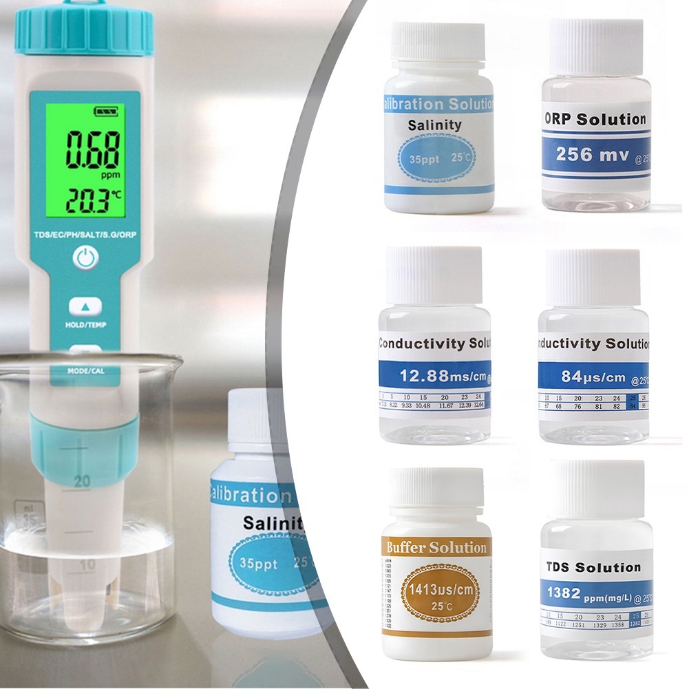 EAGLE-THPH Buffer 12.88 mS/cm Conductiveity ความเค็ม Calibration ...