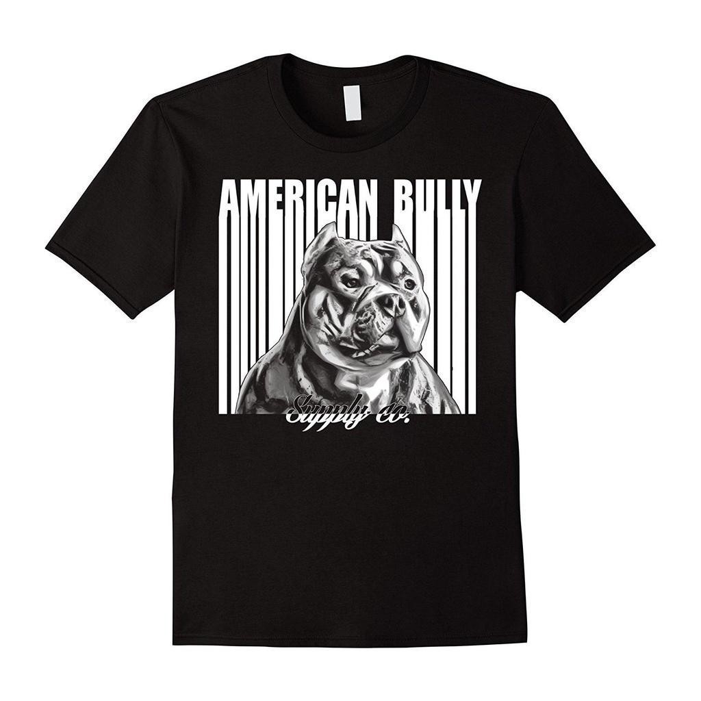 ผ้าฝ้าย 100% [พร้อมส่ง] เสื้อยืดระบายอากาศได้ดี พิมพ์ลาย American Bully ...
