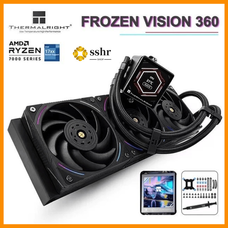 Thermalright Frozen Vision 240/360 สีขาว All In One Water-Cooled CPU ...