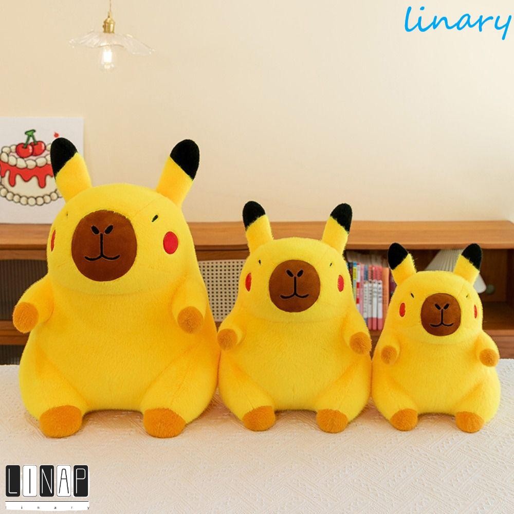 Culinaryhv Capybara ของเล่นตุ๊กตา, PP ผ้าฝ้ายคอสเพลย์ Pikachu Capybara ...
