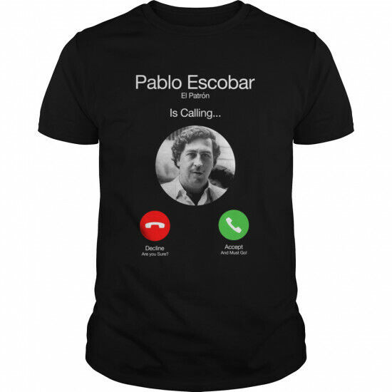 เสื้อยืด Pablo Escobar El Patron Is Calling | Shopee Thailand