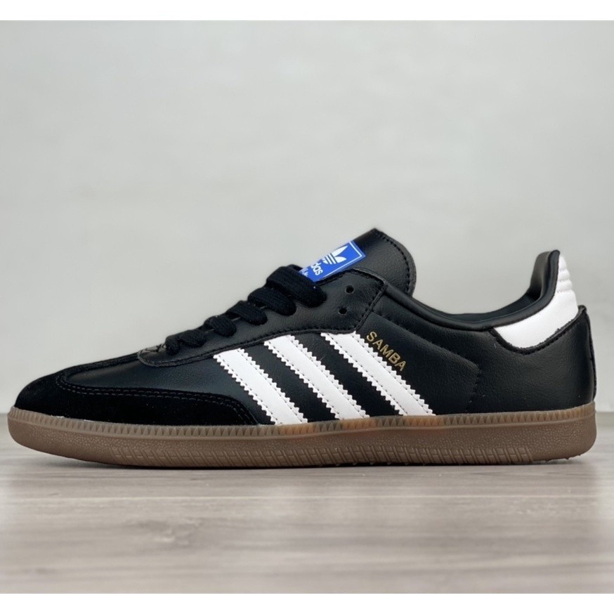 ในสต็อก samba OG Club Black Retro Men Woman รองเท้าผ้าใบ unisex Shoes ...