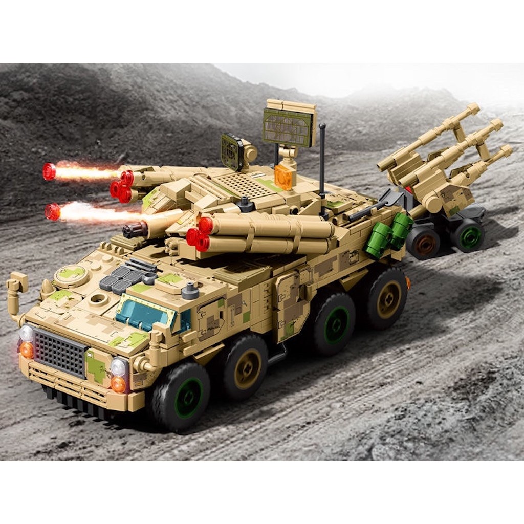 Mybrickstore 765PCS MOC 625E Artillery Anti-aircraft รูปพัฒนาของเล่น ...