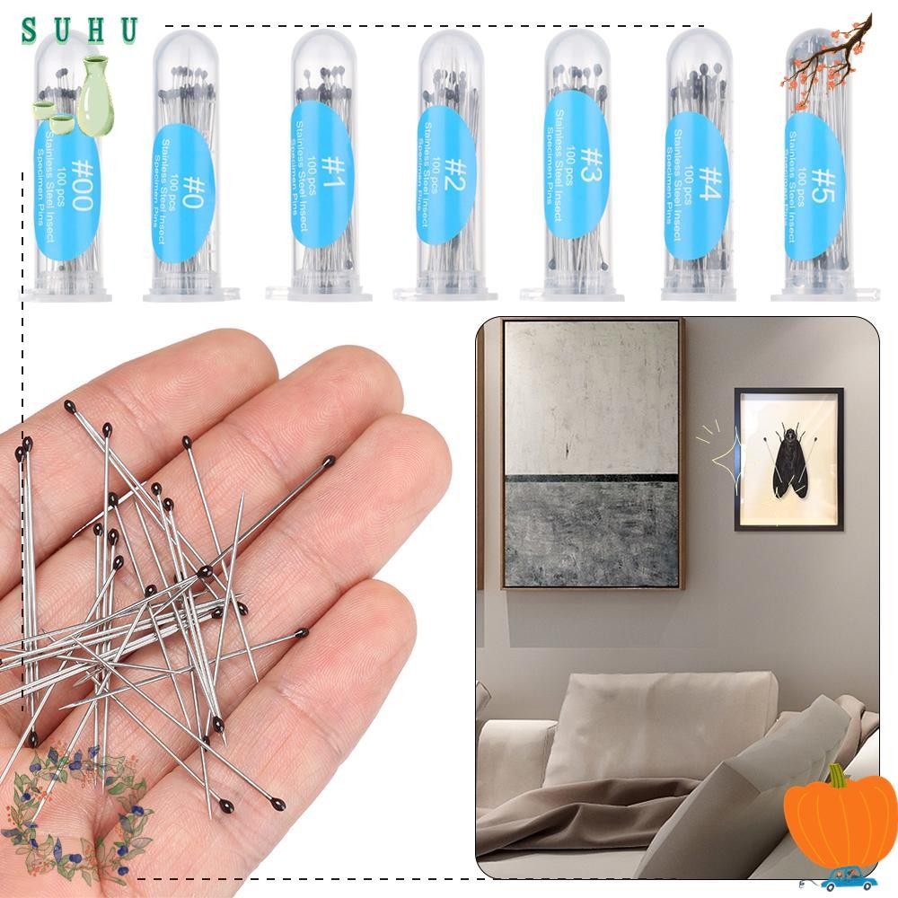 SUHU 100 ชิ้น Pin Education Sharp Tip ความแข็งสูงตัวอย่าง Pins | Shopee ...