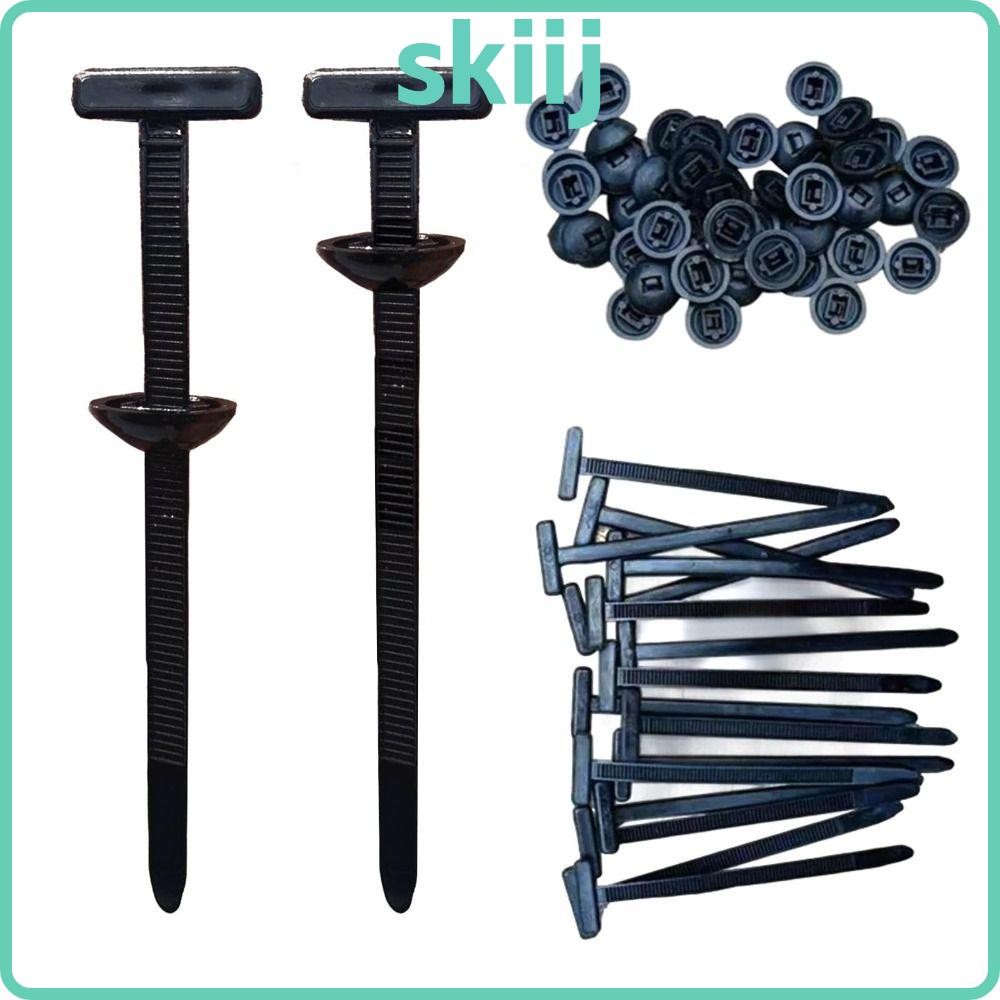 SKIIJ 20/50100 ชิ้น Heavy Duty Nylon Zip Ties, Self-Locking Cable Tie ...