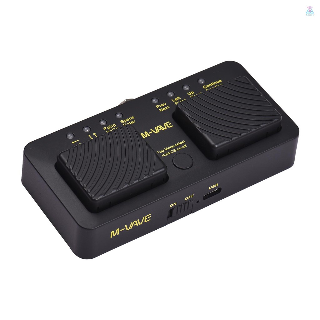 M-VAVE CUBE TURNER PRO ชาร์จไร้สายอัจฉริยะ MIDI ควบคุมเหยียบหน้า Turner ...