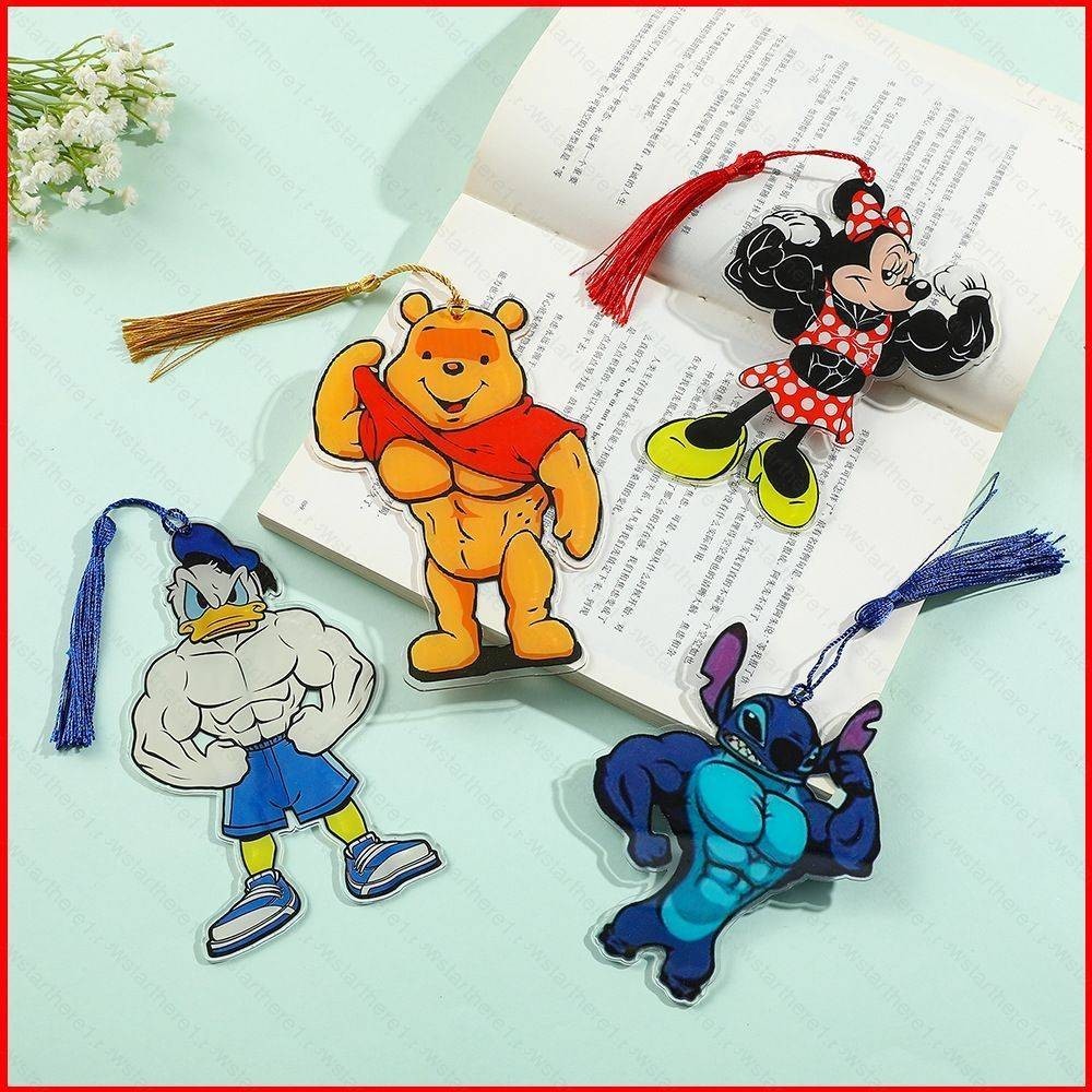 Jason Muscle Winnie Stitch Minnie Donald Duck อะคริลิค Tassels บุ๊ค ...