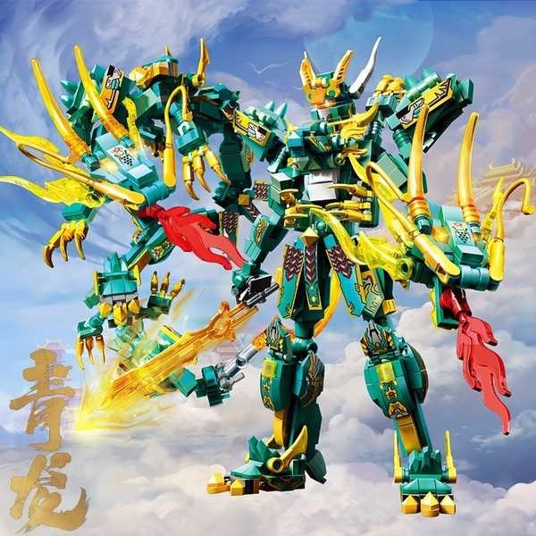 Bandai Official Flagship Deformation Mecha Qinglong Mythical Beast ...