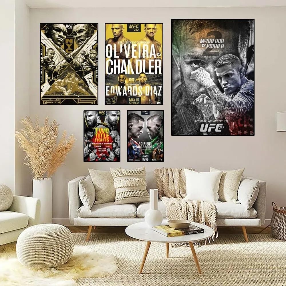 Ufc Ultimate Fighting Championship Aesthetic Wall Art โปสเตอร์ตกแต่ง ...