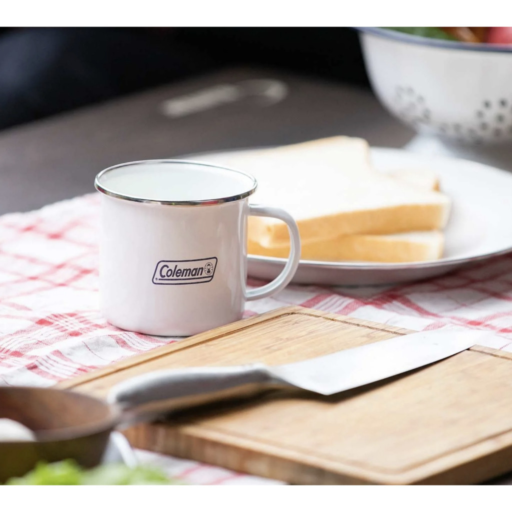 แก้วเชค Coleman JP Enamel Mug แก้ว เครื่องดื่ม สแตนเลส เคลือบ Enamel ...