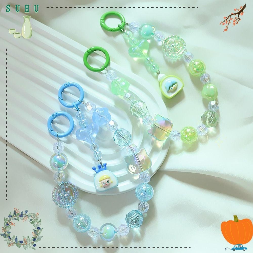 Suhu Baby Three Hanging Strap, Pop mart Colored Beaded Mobile Phone ...