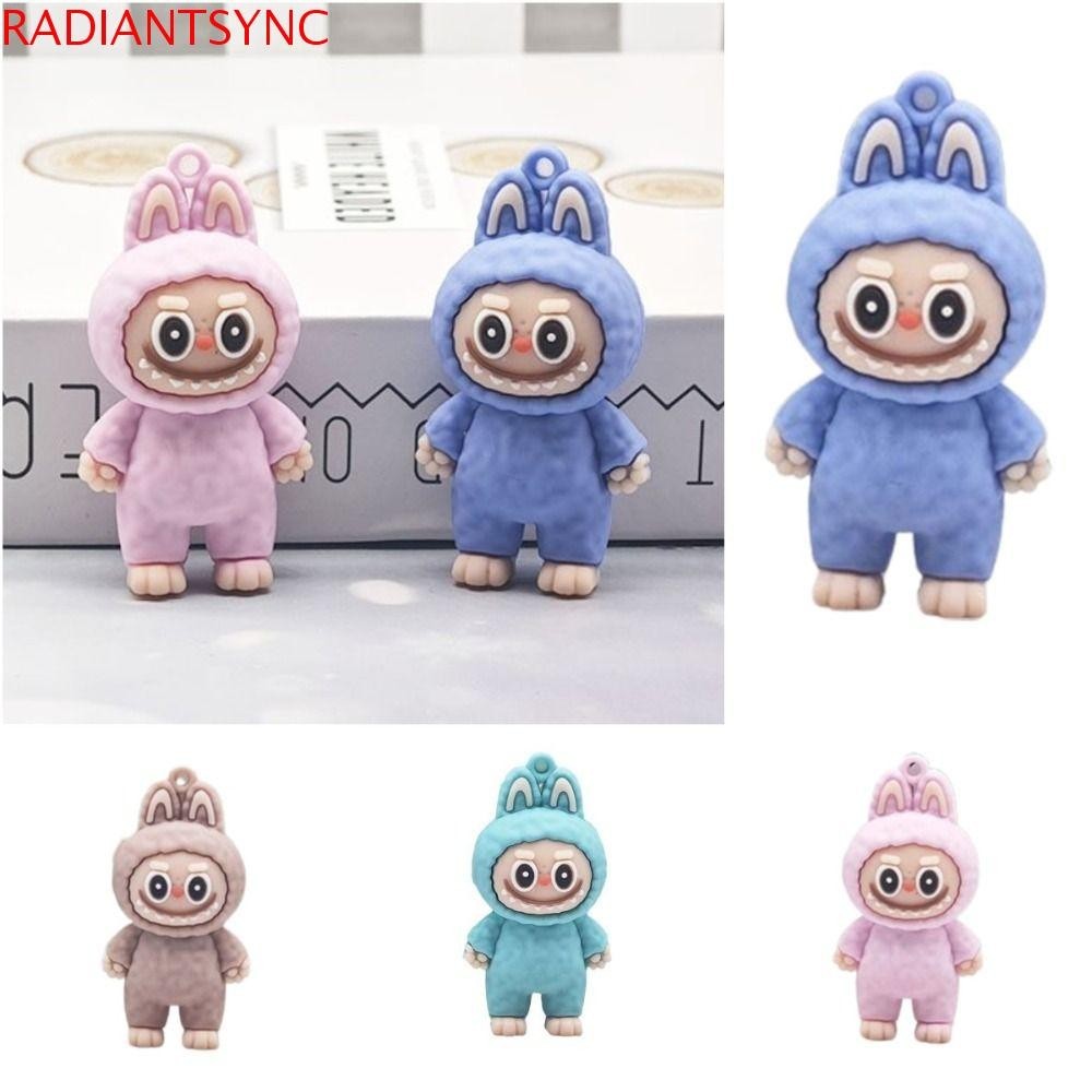 Radiantsync Labubu แกะ KeyChain, Mini 3D DIY จี้,กระเป๋าเป้สะพายหลังเครื่องประดับ Kawaii การ์ตูน ...