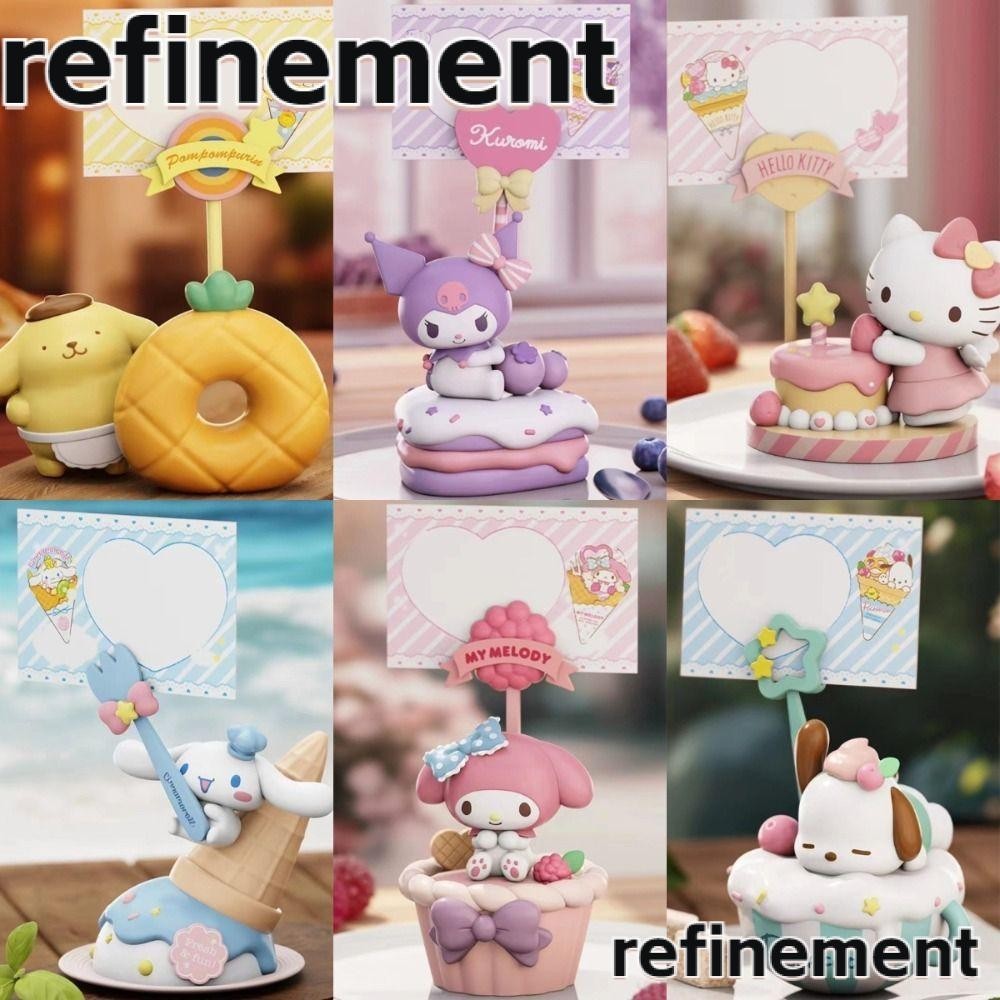 Refinement Kuromi เดสก์ท็อปตกแต่ง,ขนมหวาน Sticky Note Stand Hello Kitty ...