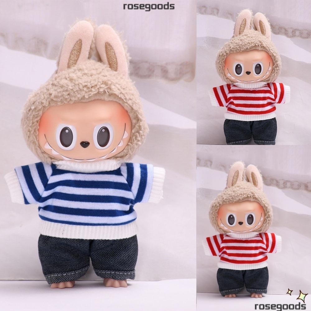 Rose Labubu เสื้อผ้าตุ๊กตาผ้าทนทานอุปกรณ์เสริมของขวัญสูทขายเท่านั้น ...