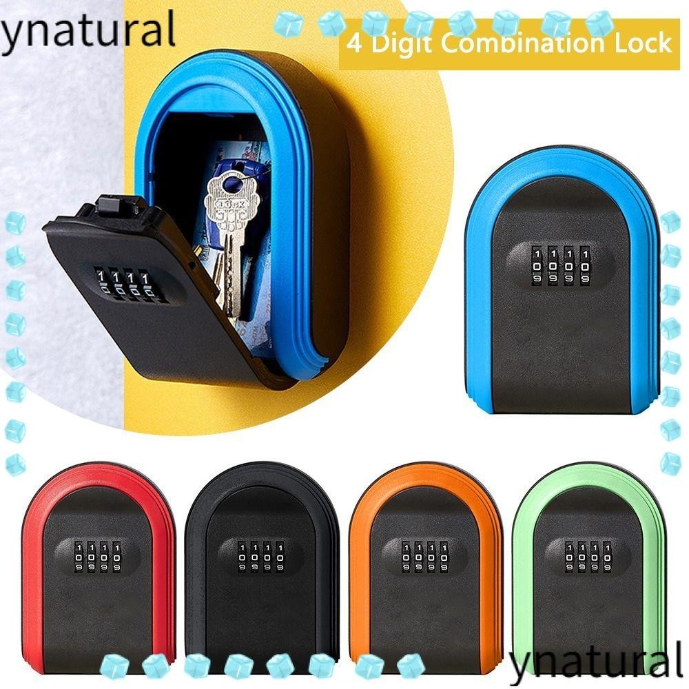 Natural Key Safe Box Weatherproof Indoor Outdoor Code Box Key Security ...