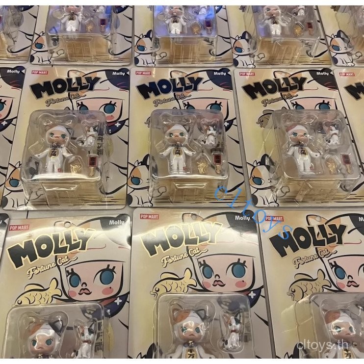 Molly Fortune Cat Office Ornaments Blind Box Decoration Toys Figurine ...
