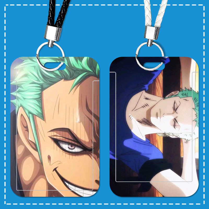 อะนิเมะ (One Piece) ZORO Pattern Credit Card Holder พร้อมสายรัดข้อมือ ...
