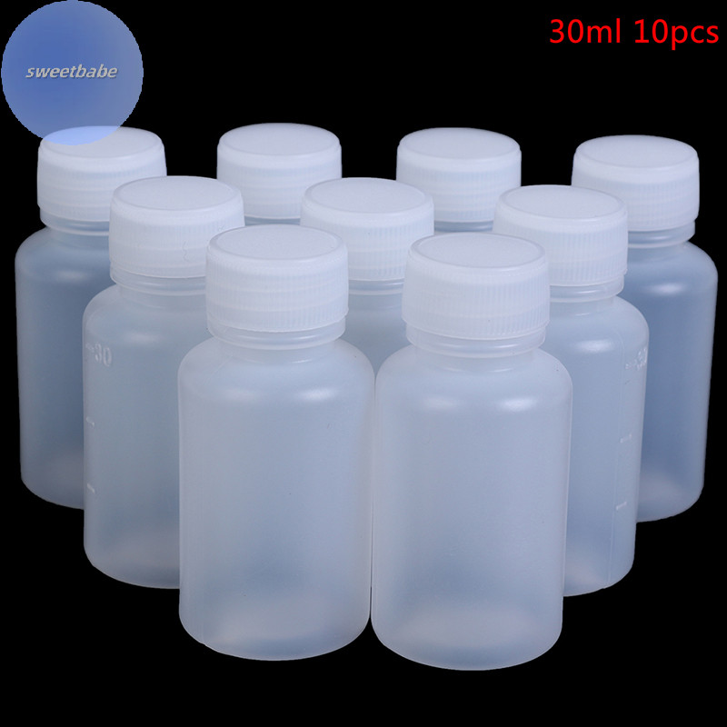 Sebabe 10 ชิ้น 30 มล. ขวดจ่ายตัวอย่างโปร่งแสง ขวด TH | Shopee Thailand