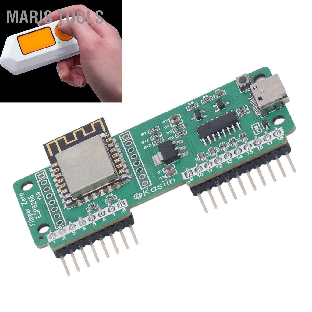 Maris Tools ESP8266 โมดูล WiFi สำหรับ Flipper Zero CH340C พอร์ตอนุกรม ...