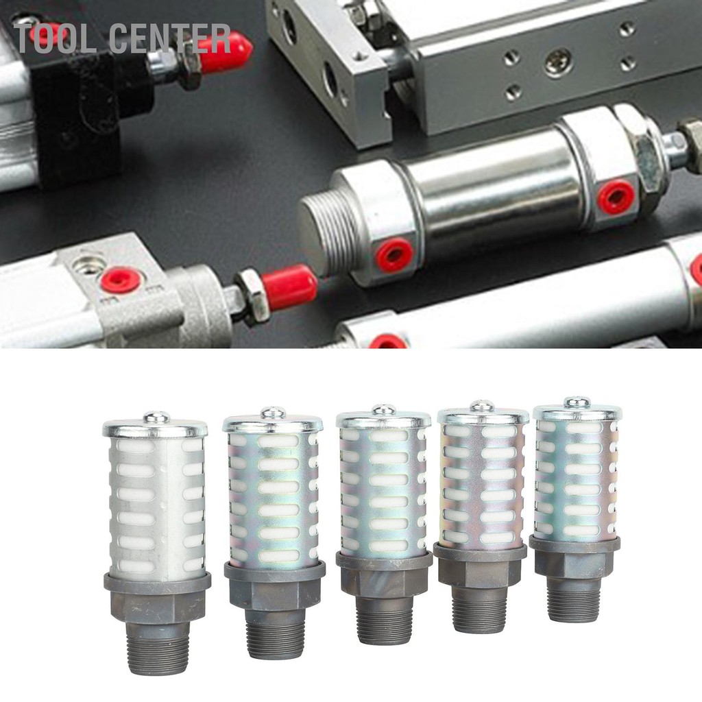 Tool Center 5 ชิ้น PNEUMATIC Air Compressor Muffler ทนแรงดันสูง ...