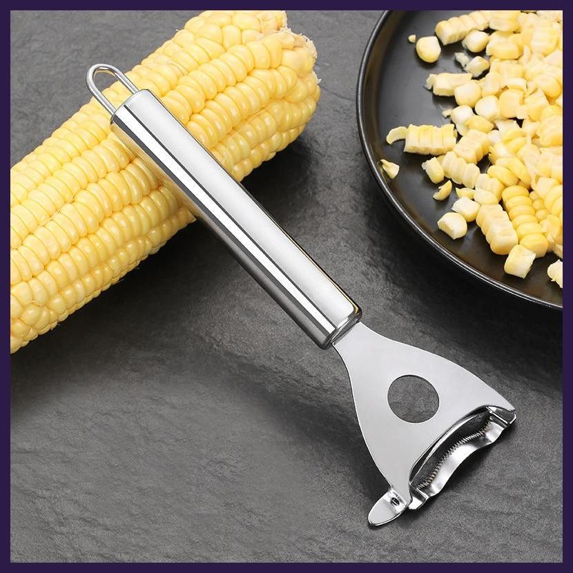 เครื่องปอกข้าวโพดสแตนเลส Splitter เครื่องมืออุปกรณ์ครัว Corn Cob ...