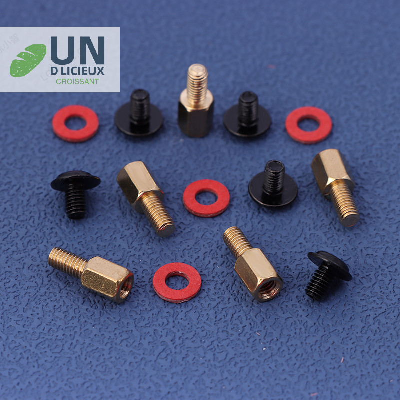 ดี 60 ชิ้นคอมพิวเตอร์ PC กรณีเมนบอร์ด Riser สกรู 6-32-M3 ฉนวนกันความร้อนเครื่องซักผ้าสําหรับกรณี ...