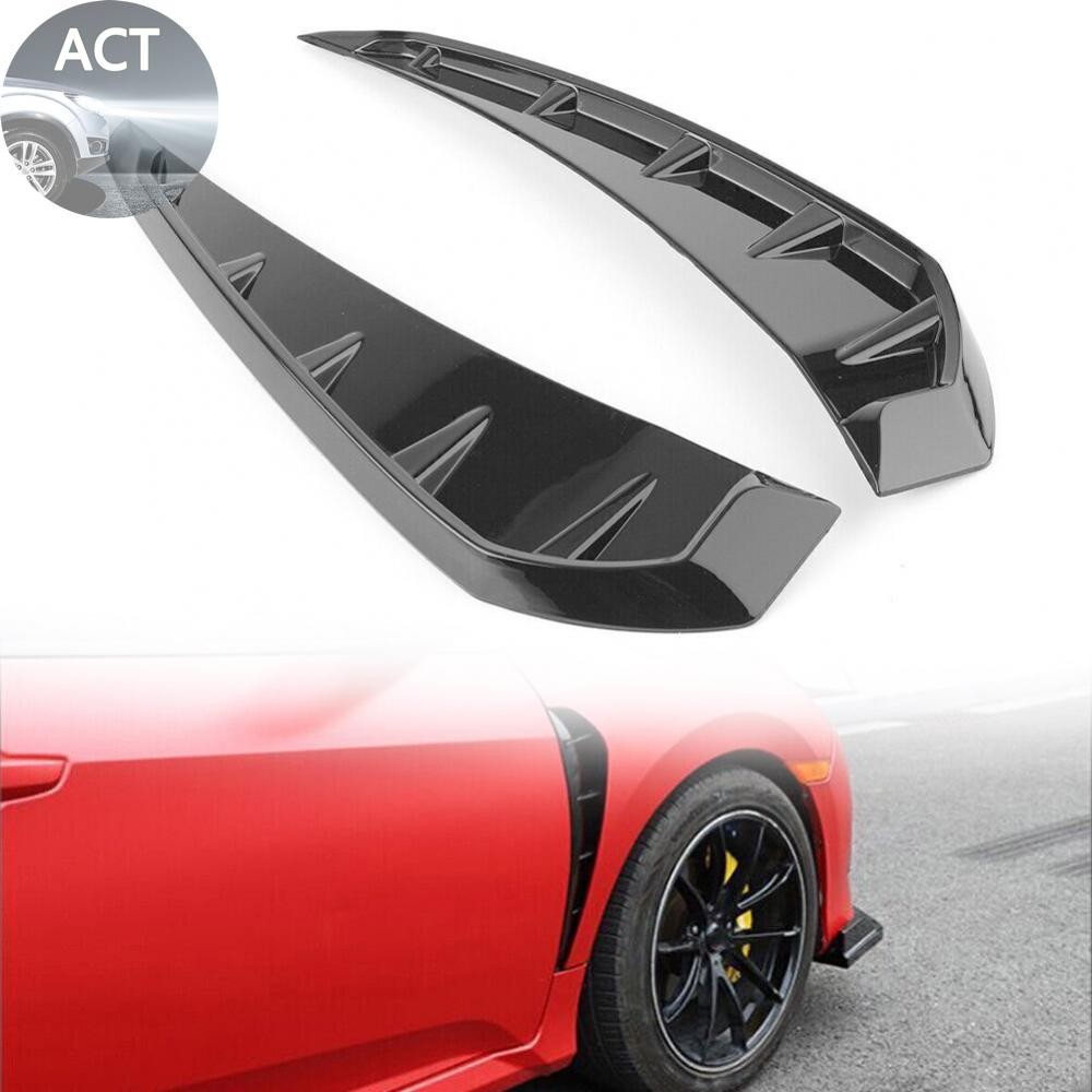 Wing Fender พลาสติก ABS เทปยานยนต์ยี่ห้อใหม่เคลือบเงาสีดําอุปกรณ์เสริม ...