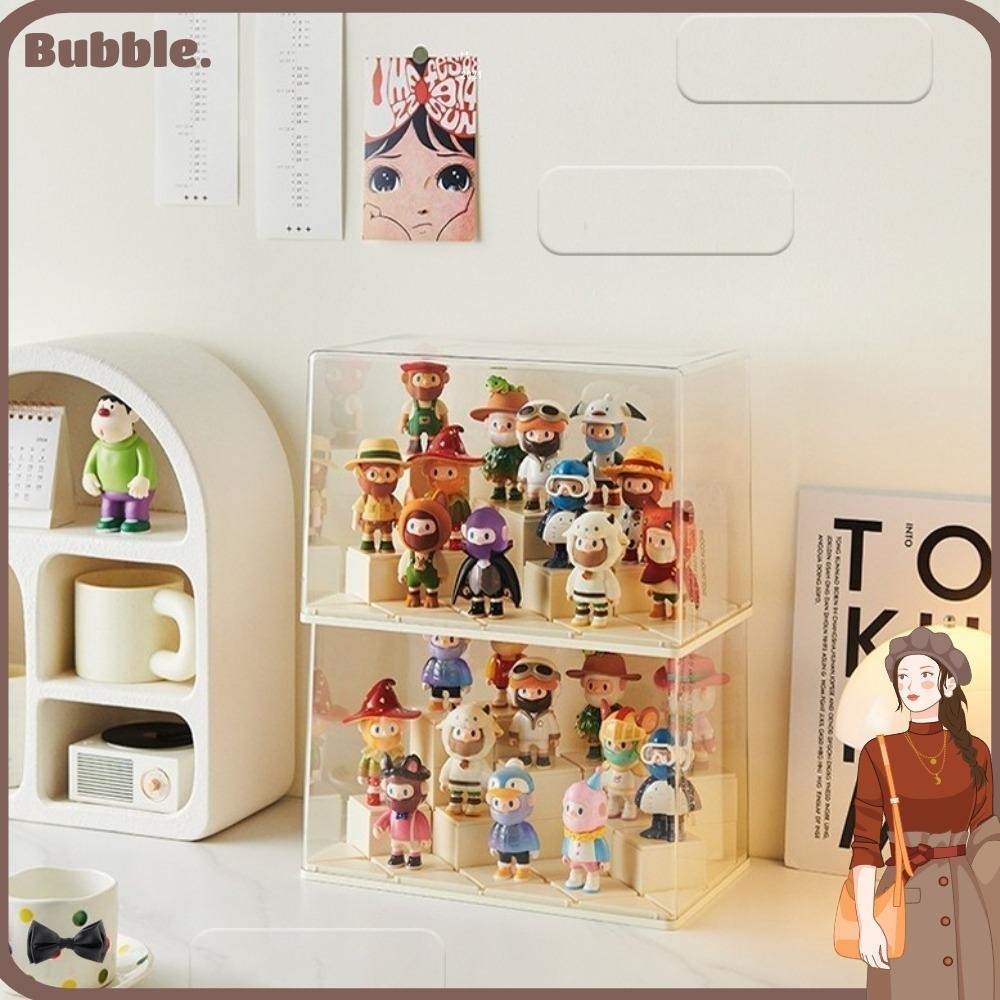 Popmart BUBBLE Storage , Cream Style Dust-Proof Transparent Dolls ...