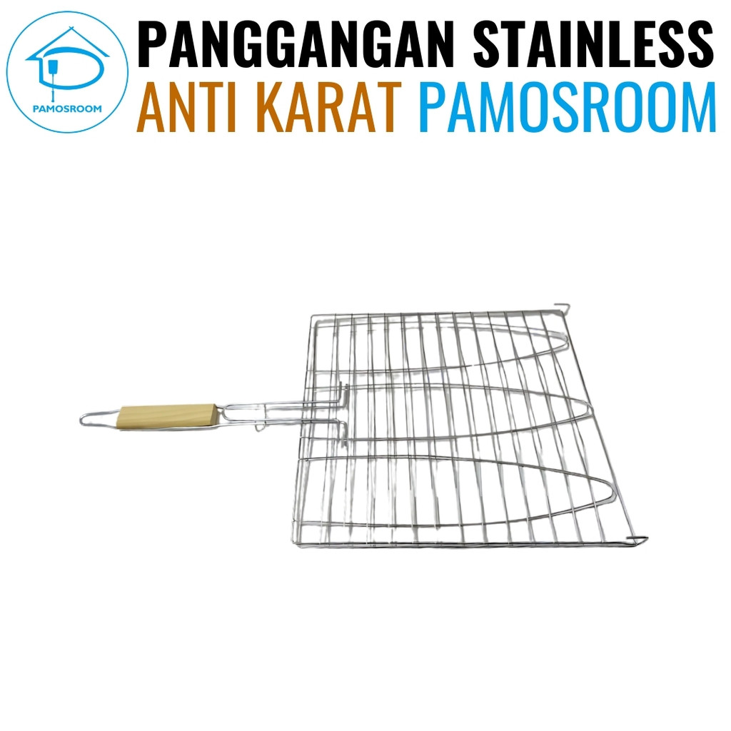 Hovelroom Grill Fish Clamp สแตนเลส Chicken BBQ Capitan Grill Clamp Tofu ...
