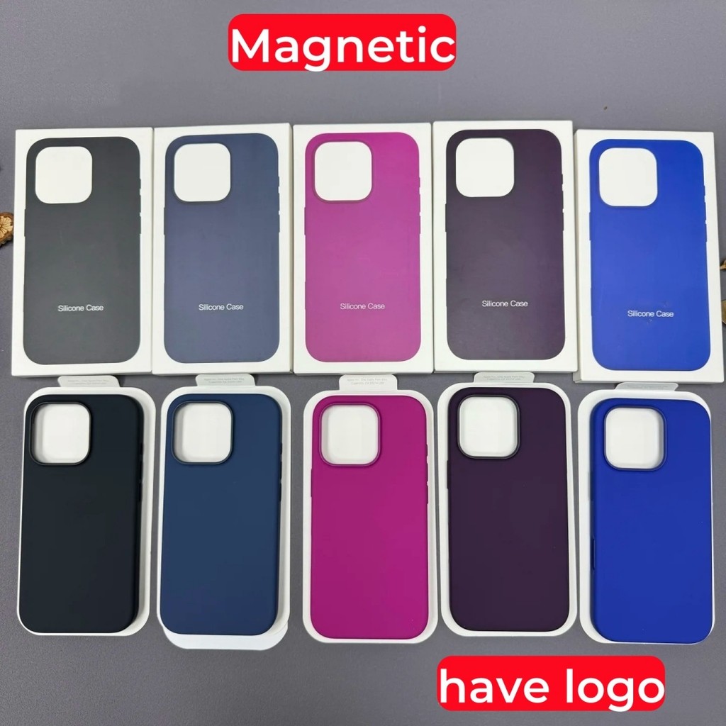 ซิลิโคนเหลวแม่เหล็กสําหรับ iphone 16/15/14/13/12/Pro/ Pro Max /plus/mini เคสโทรศัพท์คุณภาพสูง ...