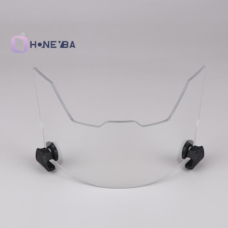 Universal Fit American Football Helmet Visor With Clip Rugby Eye Shield ...