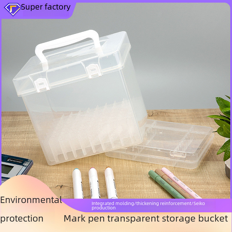 Spot Goods#Spot Goods Marker Pen Base Marker Pen Storage Box Multiple ...