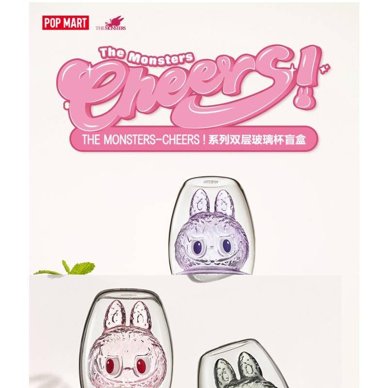 Popmart POPMART CHEERS Series Double Glass Cup Mystery Box LABUBU รูป ...
