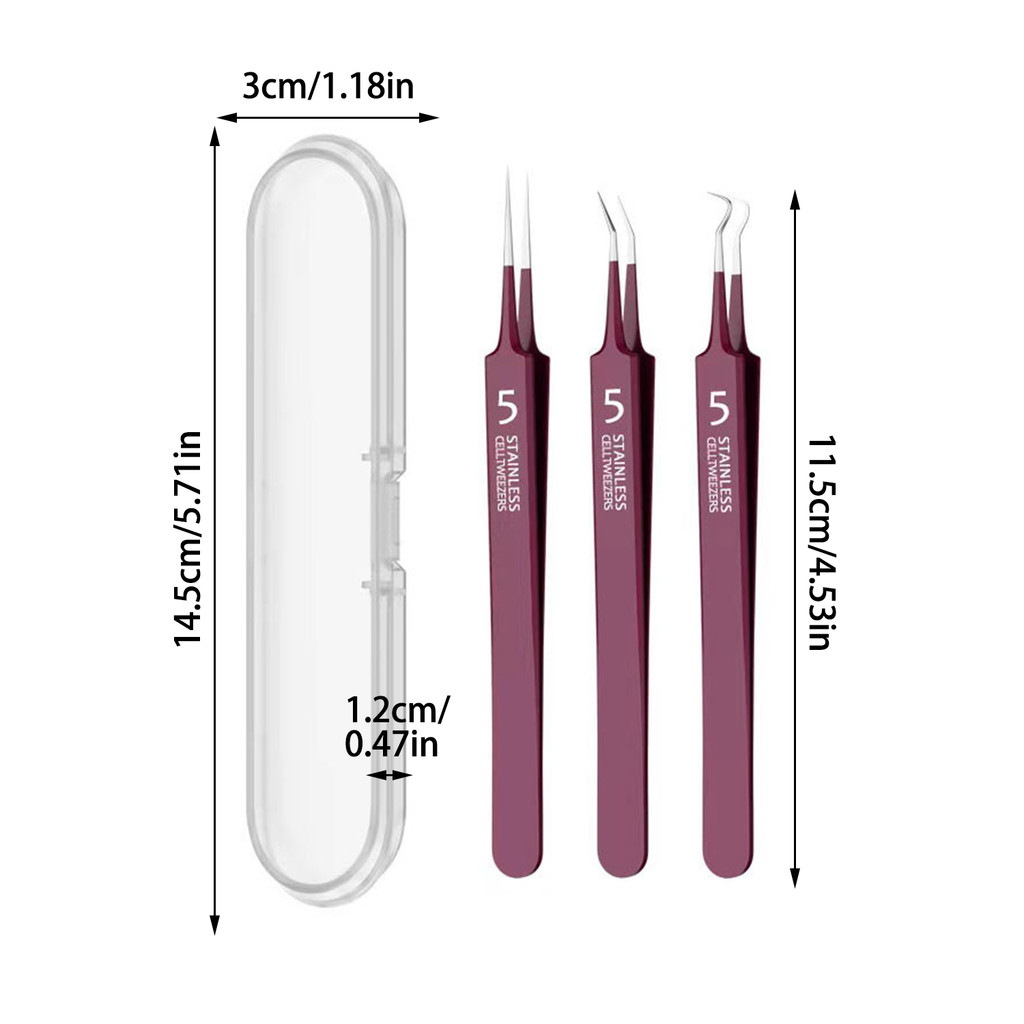 3 ชิ้น/เซ็ตใหม่เข็มสิว Clean Up Stuborn สิวหัวดํา/ฝ้า/เม็ดไขมัน Cell ...