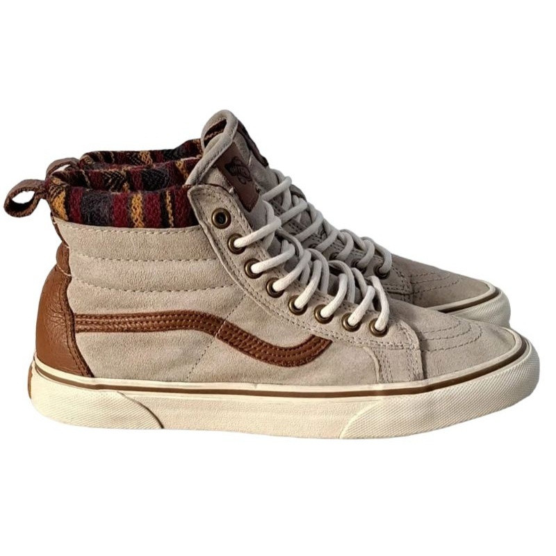 Vans Sk8 Hi Top MTE Scotchgard knit geo ขนาด 40 พื้นรองเท้า 25 Cm ...