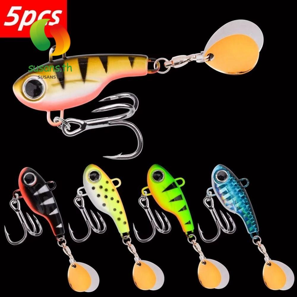 SUSANS เหยื่อตกปลาระบบท่อน้ําหนัก 5 แบบ (5g, 11g, 14g, 17g, 20g) ออกแบบให้จมน้ำได้ ใช้วัสดุโลหะ ...