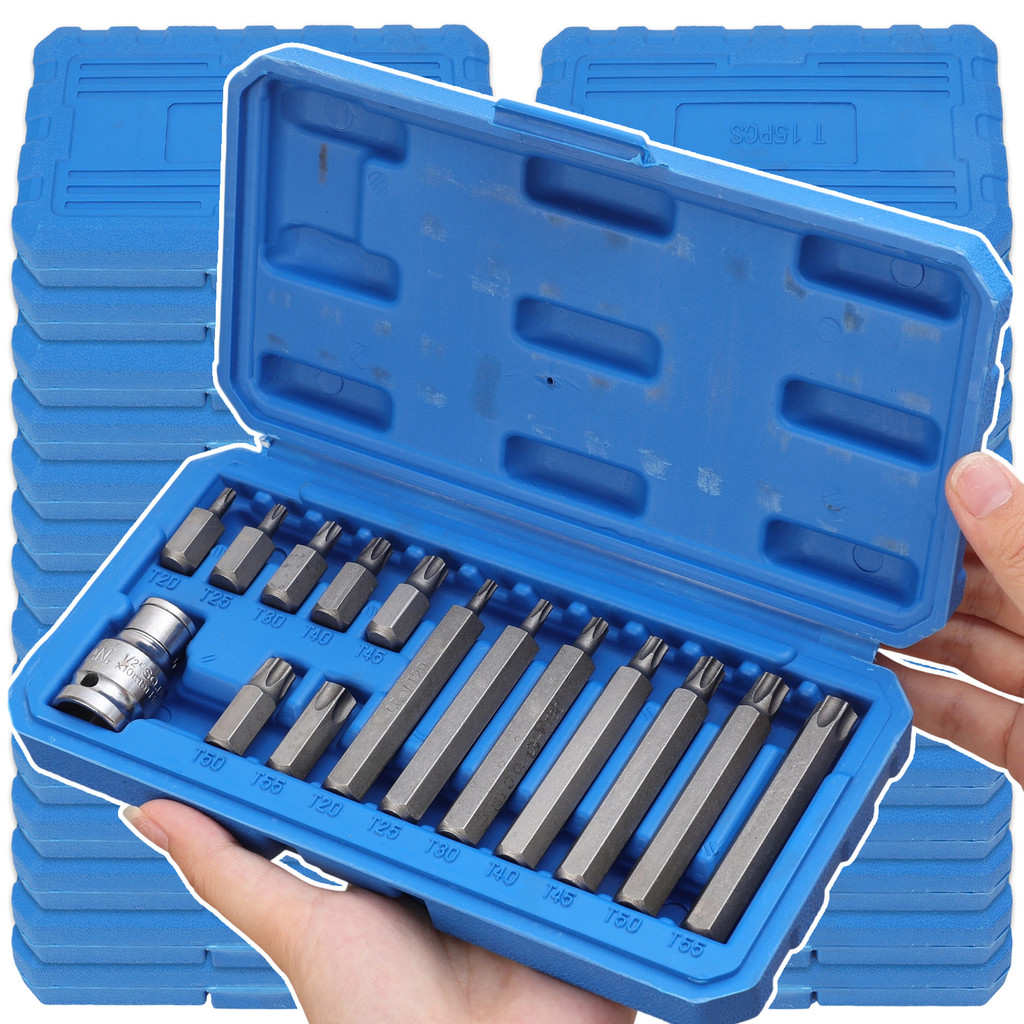 ชุดประแจชุดซ็อกเก็ต Chrome Vanadium 15 ชิ้น - Easy-Grip Ergonomic ...