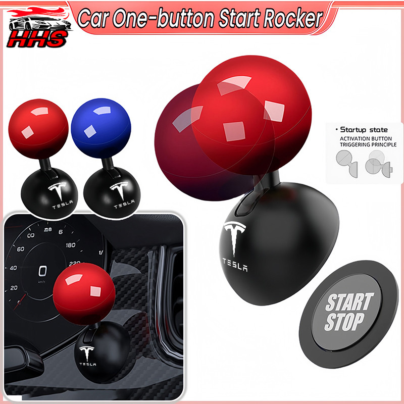 Tesla รถ One-ปุ่มเริ่มต้น Lgnition เครื่องยนต์ Ball Shape Push Start ...