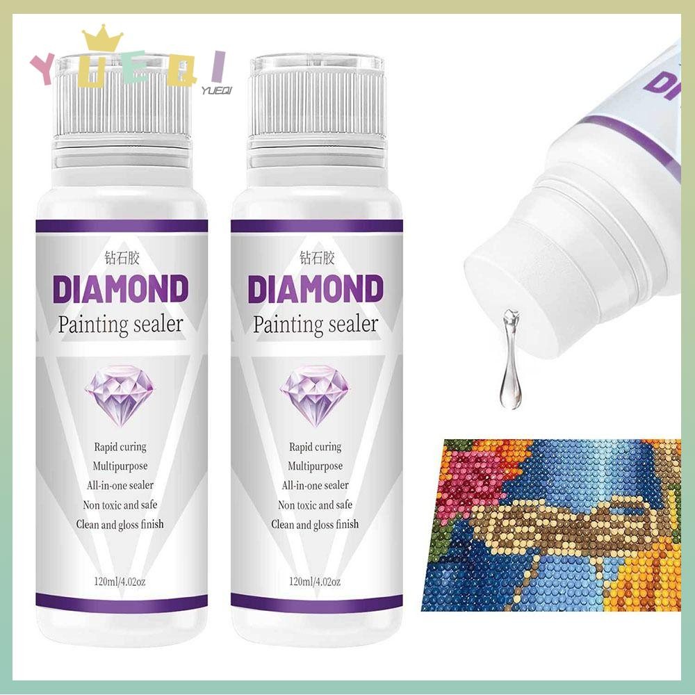 YUEQI เครื่องซีลภาพวาดเพชร, Anti Falling Transparent DIY Conserver, คุณภาพสูง 120ML เพิ่ม ...