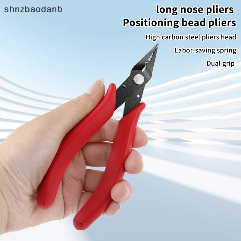 [shnzbaodanb] เครื่องประดับ Crimping คีมสําหรับทําเคล็ดลับเครื่องมือ s Crimp คีมจมูกกระโดดแหวน ...