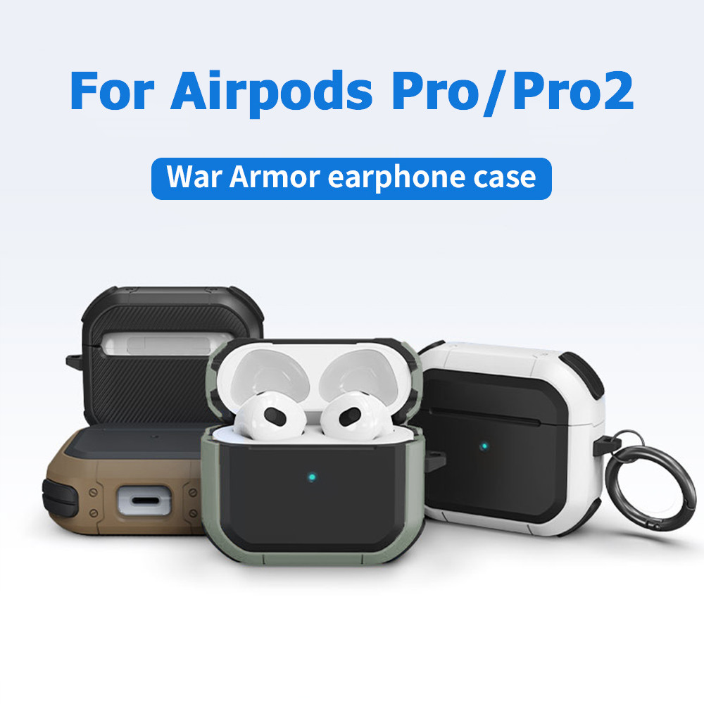 เคส For Airpods 1 2 Pro 2 3 4 PC + TPU หูฟัง EarPods เคส กล่องชาร์จ เคส ...