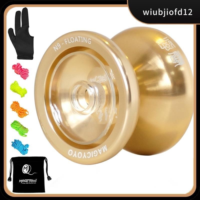 ใหม่สต็อกMAGICYOYO N9 Metal Yoyo Side Shaft Top Fingerplay อลูมิเนียมอ ...